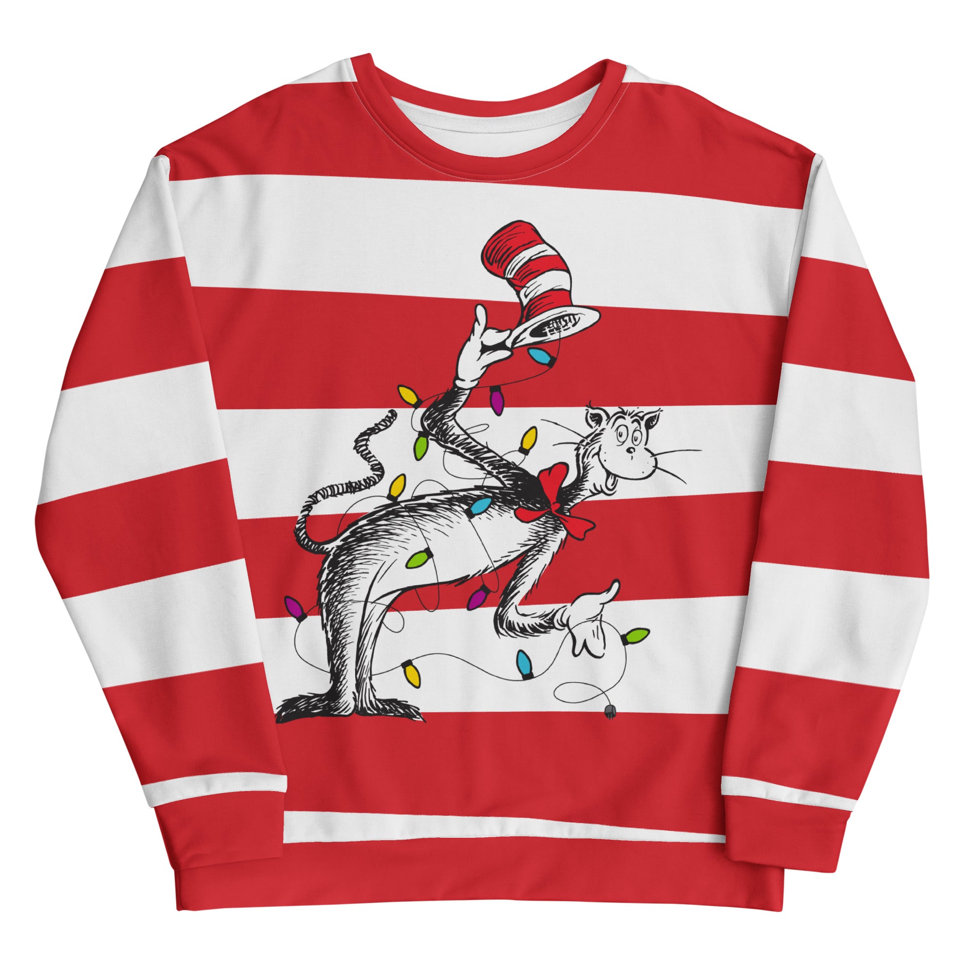 Dr. Seuss Holiday Sweatshirt: Cat in the Hat & Things | Cozy – Dr ...