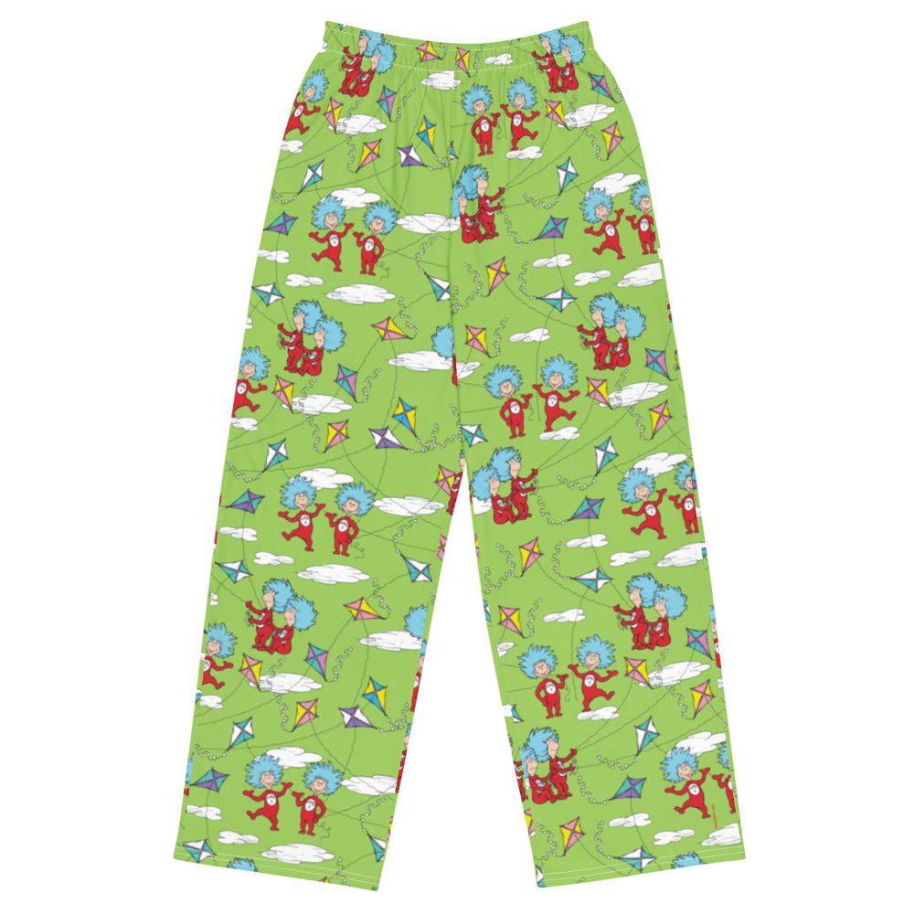 The Cat in the Hat Spring Things Kite Pattern Lounge Pants – Dr. Seuss ...