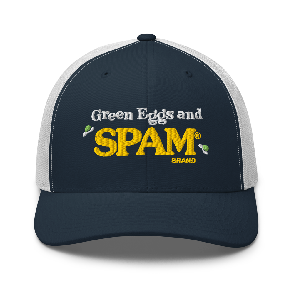 Green Eggs and Spam Trucker Hat – Dr. Seuss Official Store