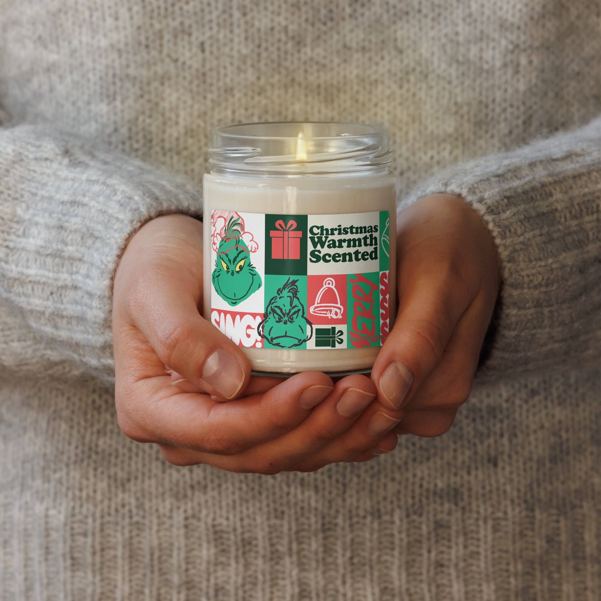 The Grinch Sing! Scented Candle | 100% Natural Soy Wax | 50-60hr – Dr ...