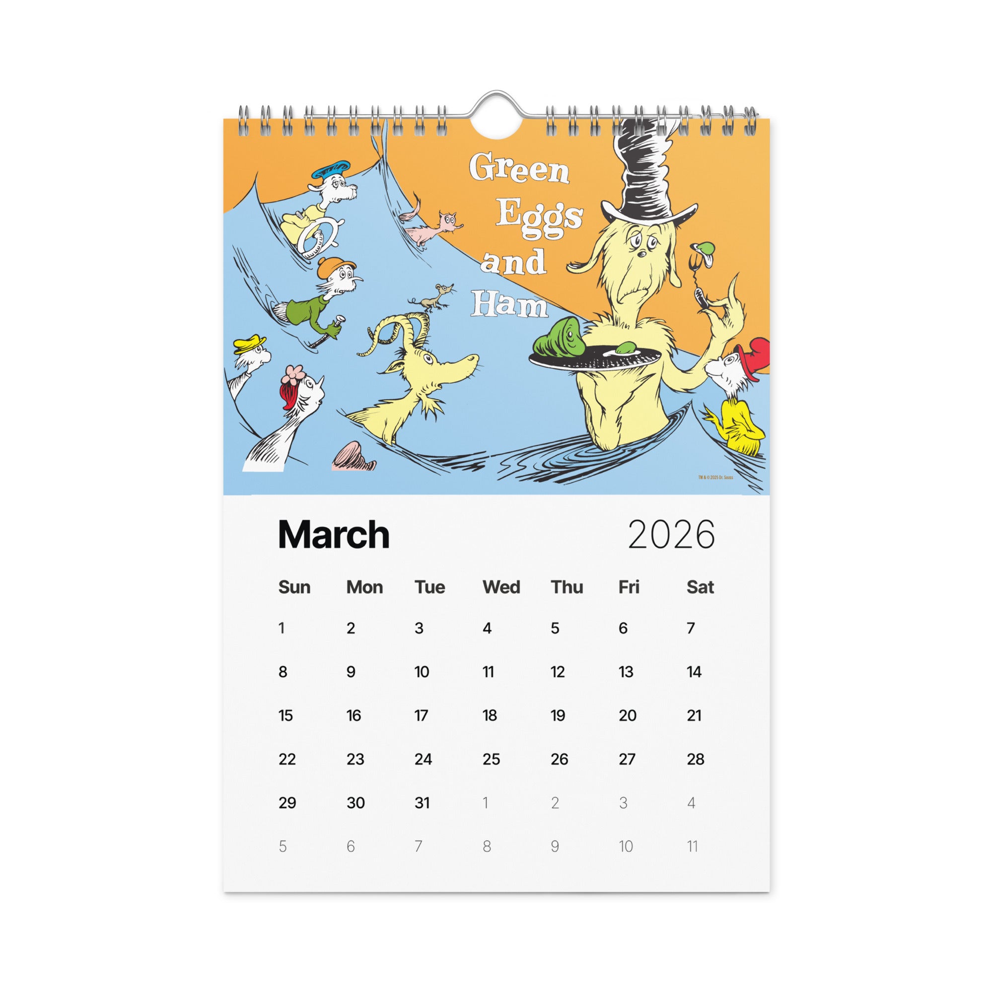 Dr. Seuss 2026 Wall Calendar | Whimsical Art & Characters – Dr. Seuss ...