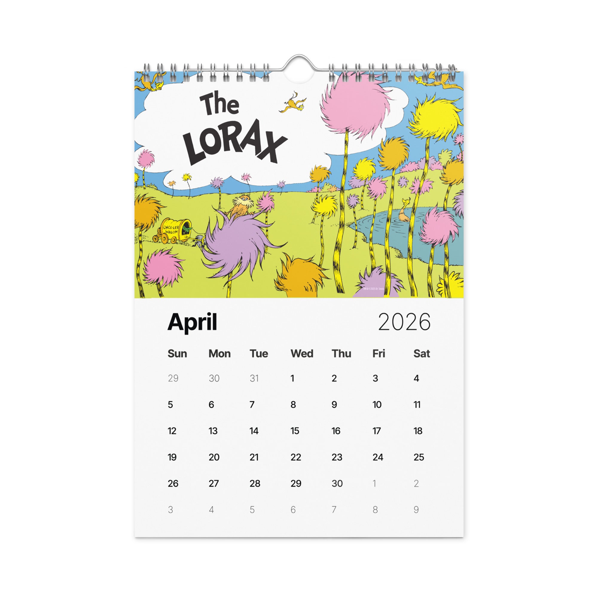 Dr. Seuss 2026 Wall Calendar | Whimsical Art & Characters – Dr. Seuss ...