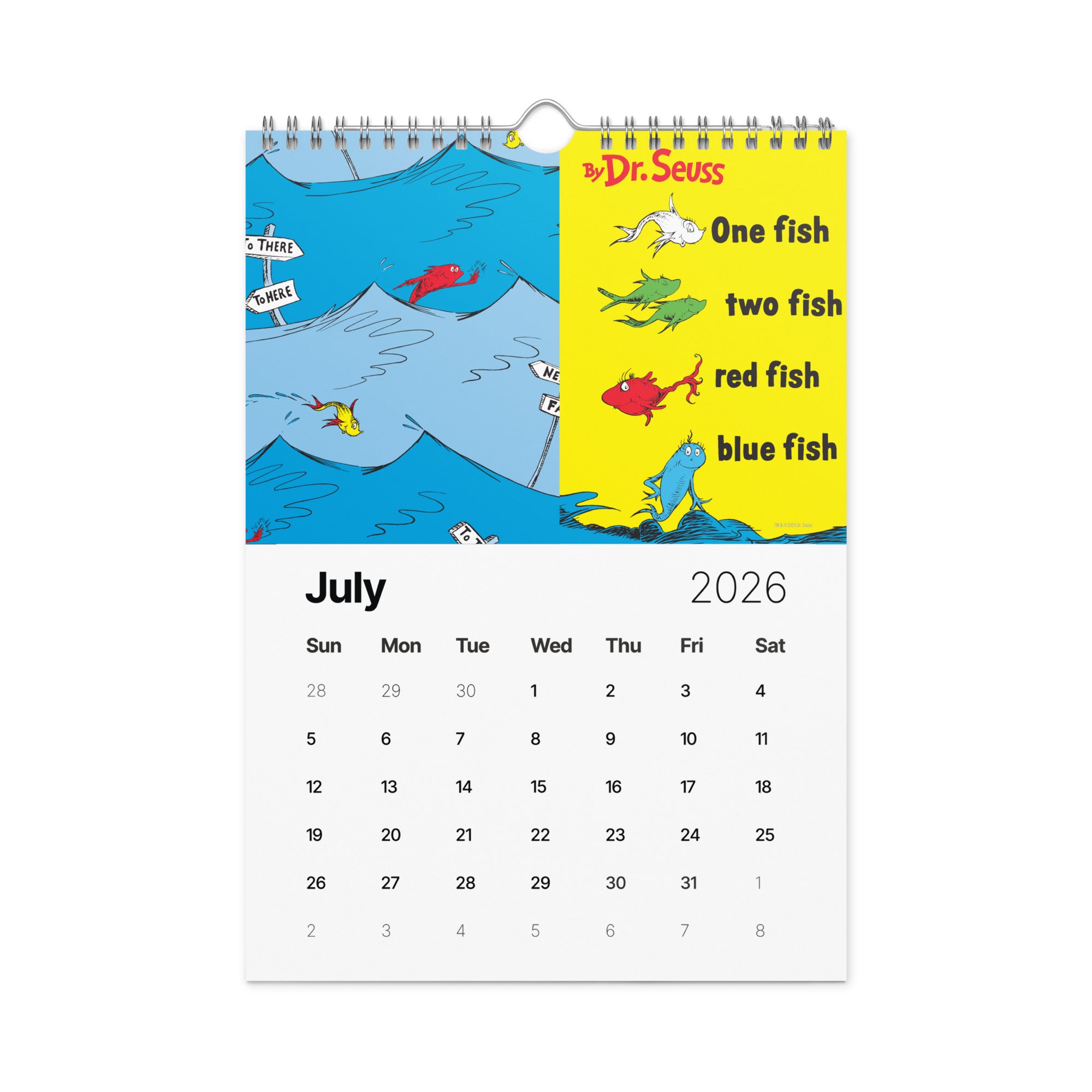 Dr. Seuss 2026 Wall Calendar | Whimsical Art & Characters – Dr. Seuss ...