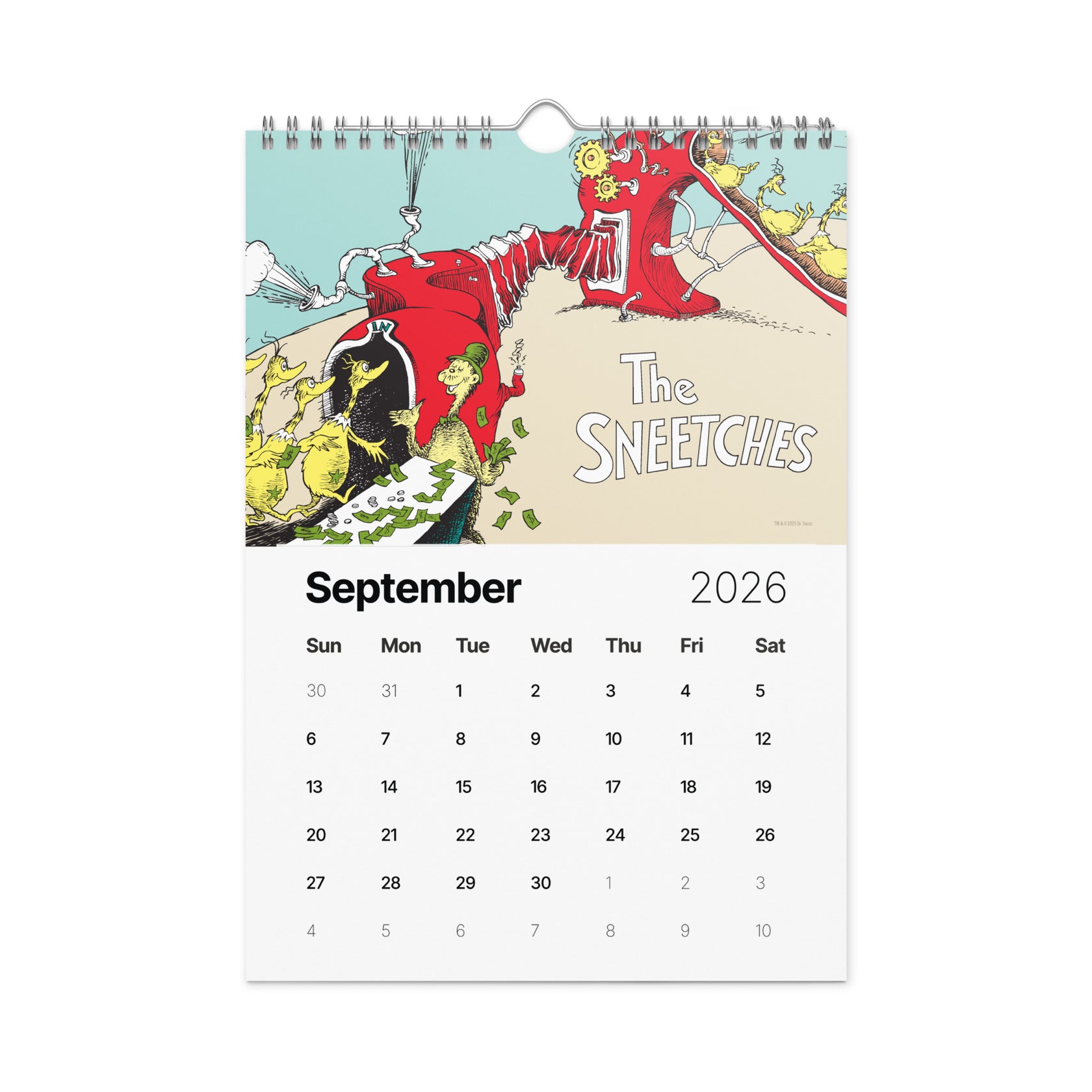 Dr. Seuss 2026 Wall Calendar | Whimsical Art & Characters – Dr. Seuss ...