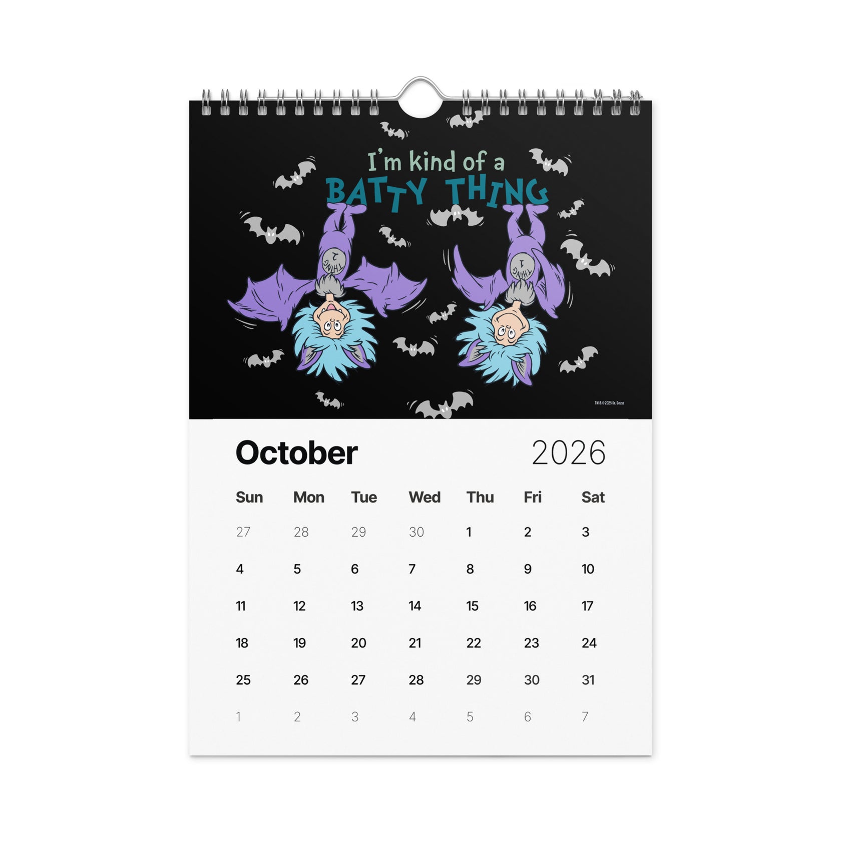 Dr. Seuss 2026 Wall Calendar | Whimsical Art & Characters – Dr. Seuss ...