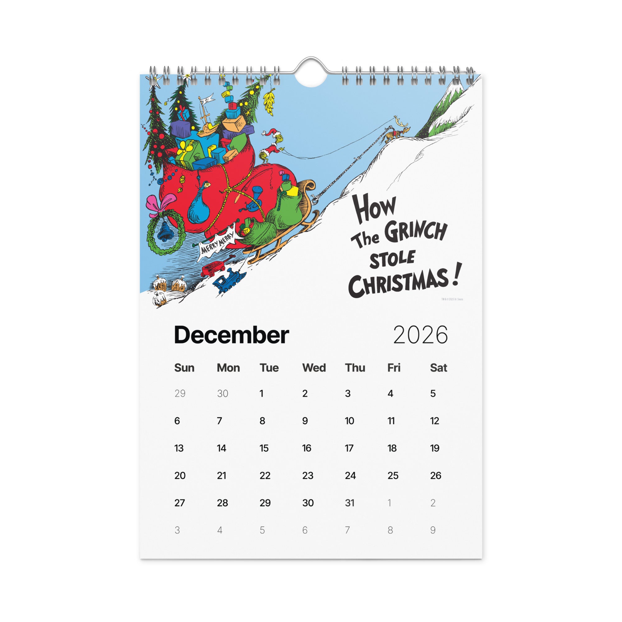 Dr. Seuss 2026 Wall Calendar | Whimsical Art & Characters – Dr. Seuss ...