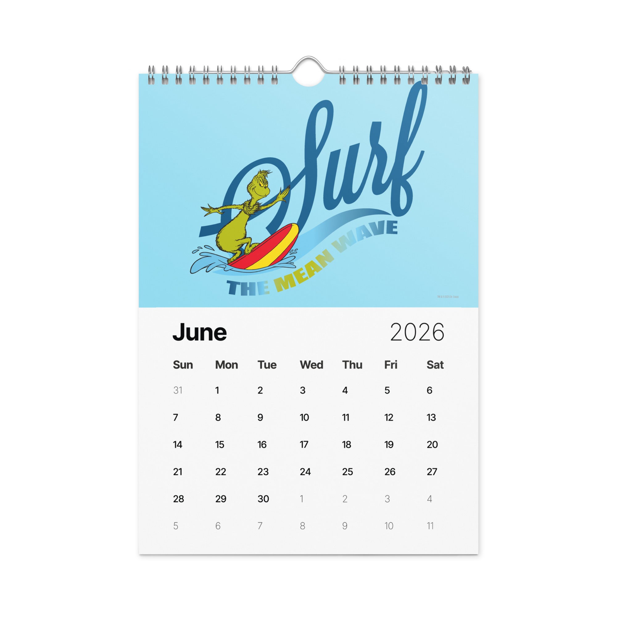 The Grinch 2026 Wall Calendar | Dr. Seuss Holiday Decor – Dr. Seuss ...