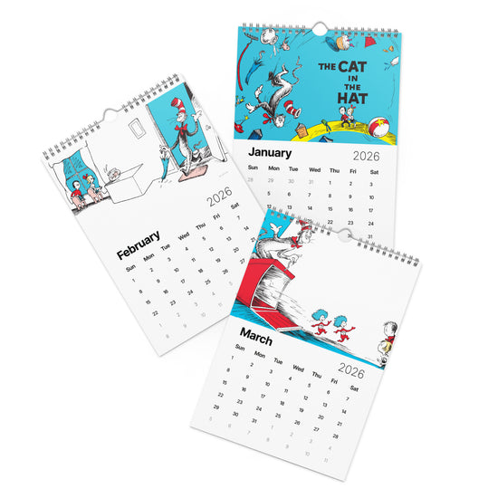 Cat In The Hat 2026 Wall Calendar | Iconic Dr. Seuss Artwork – Dr ...