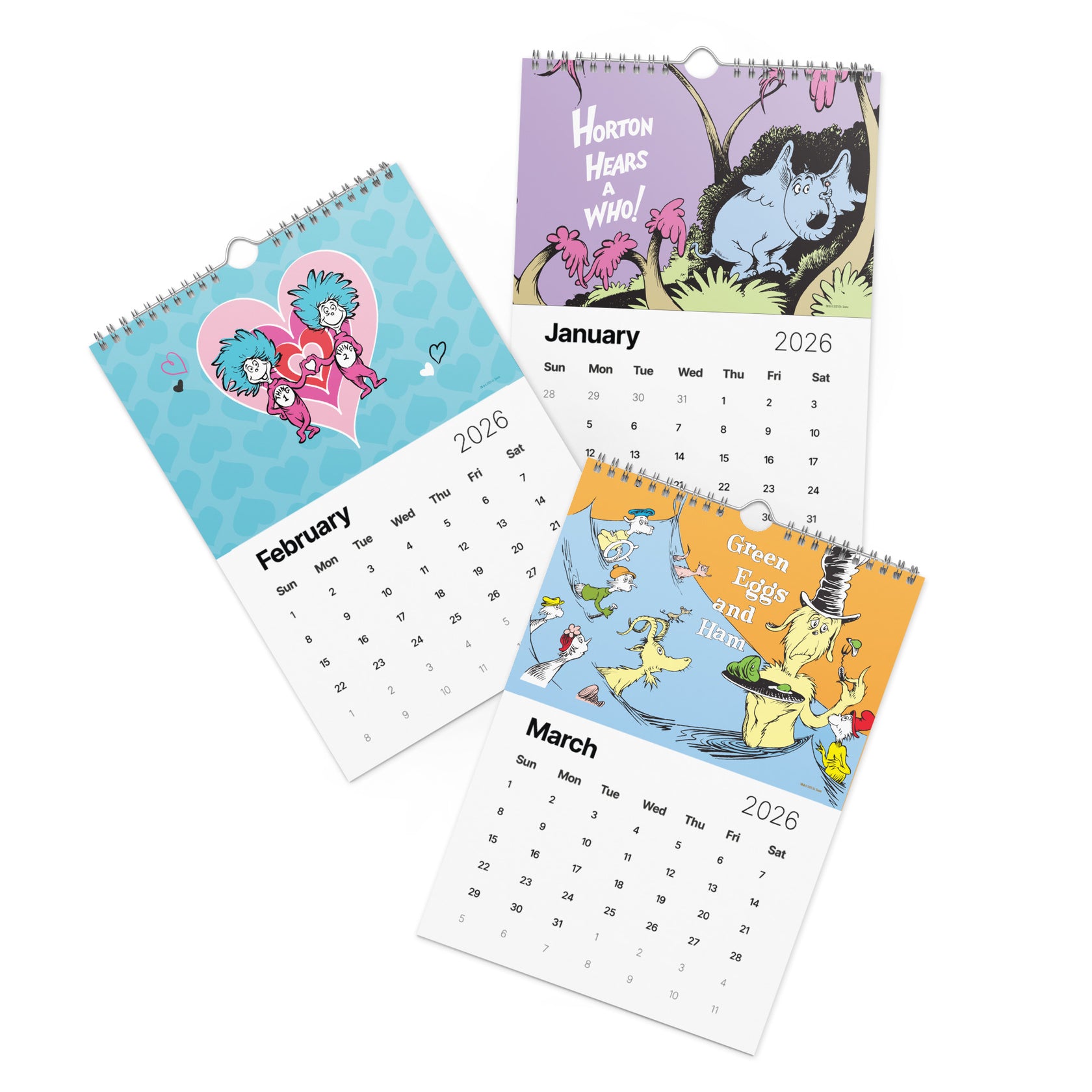 Dr. Seuss 2026 Wall Calendar | Whimsical Art & Characters – Dr. Seuss ...