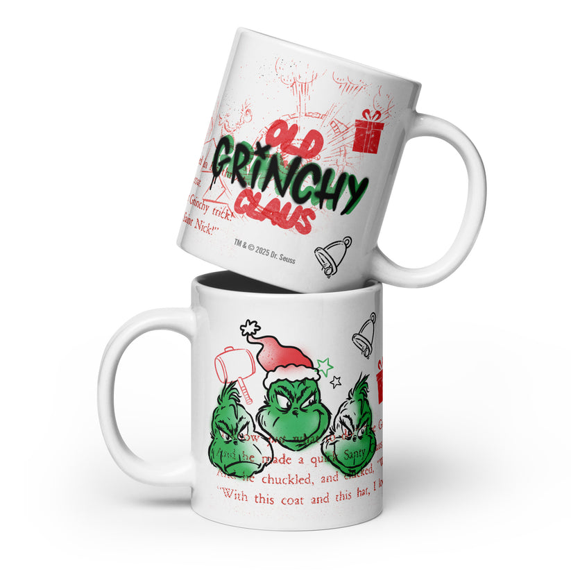 The Grinch Old Grinchy Claus Mug | Festive Christmas Coffee Cup – Dr ...